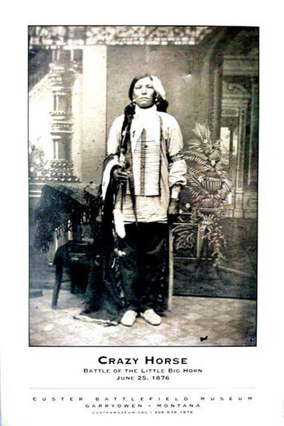 Crazy Horse Poster, Famous Native American War Chief of the Custer ...