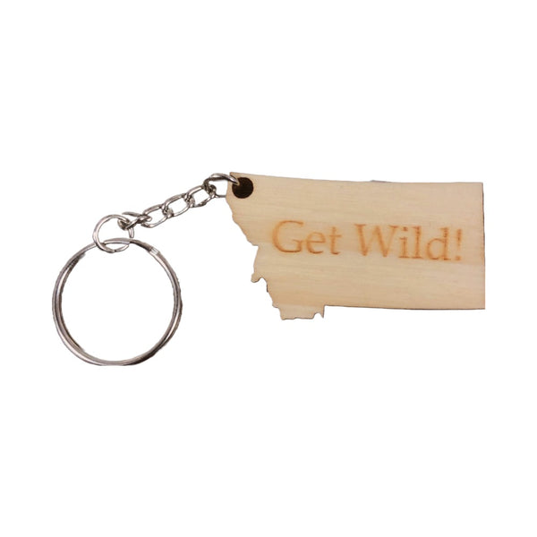 Mt Shape Get Wild Keychain – Custer Battlefield Trading Post Company